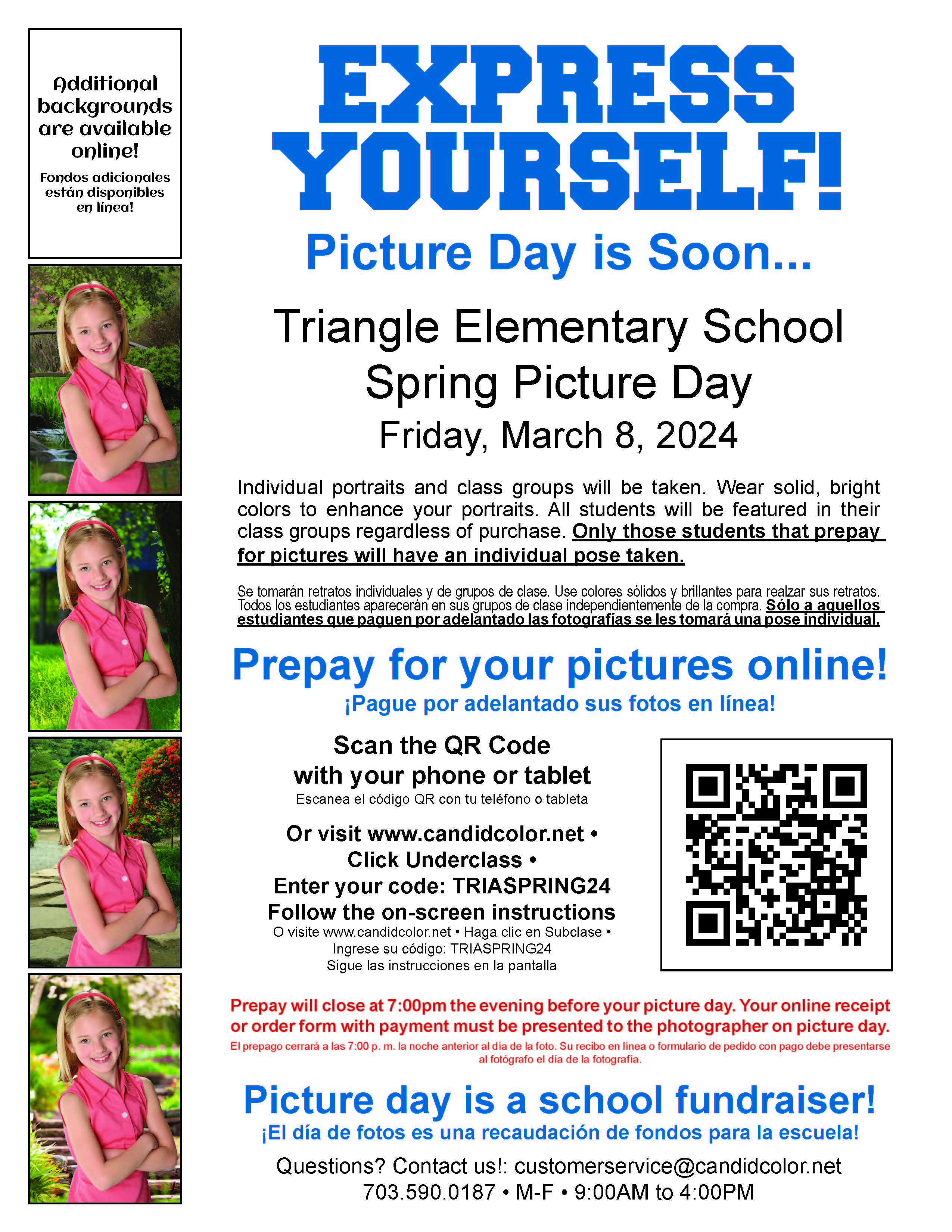 Spring Pictures - Triangle Elementary School