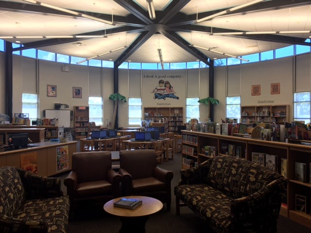 Library - Mrs. Sanders - Triangle Elementary School